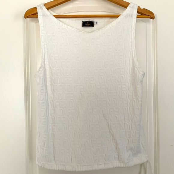Fendi | Tops | Vintage Fendi Medium Tank | Poshmark